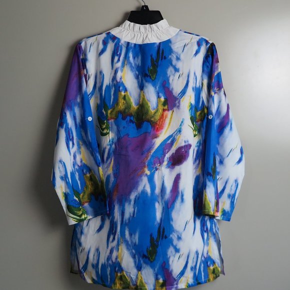 MISSLOOK | Tops | Nwot Misslook Multicolor Printed Blouse | Poshmark